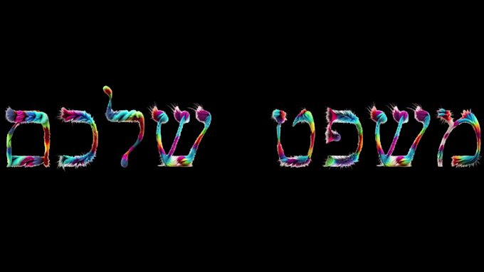 Design unique custom english hebrew text font typography by Tatiana24 ...