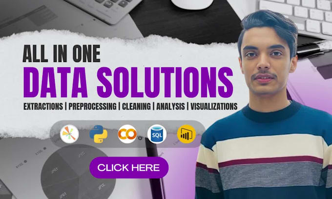 Do extraction, preprocessing, cleaning and analysis of data by Thelaraibn | Fiverr