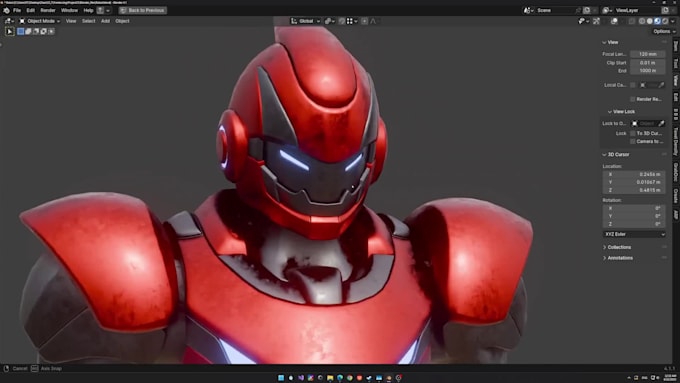 Design 3d robot ,sci fi mech and creature concept models by Brichen ...