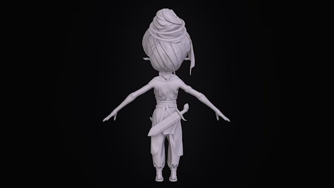3d character model for 3d printing, dnd, nft by Oleksandrj | Fiverr
