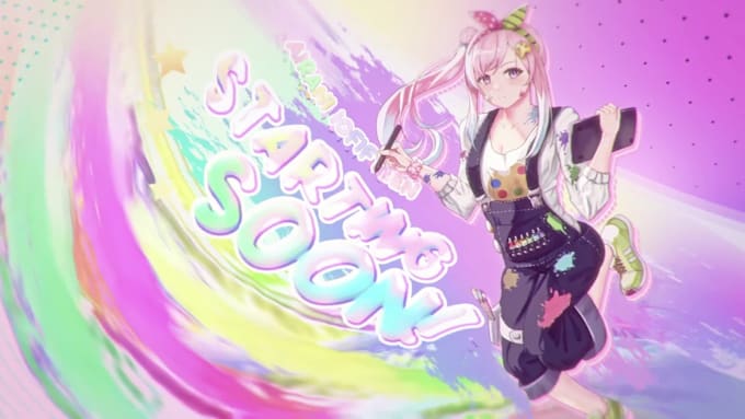 Make your vtuber starting screen by Algas6 | Fiverr