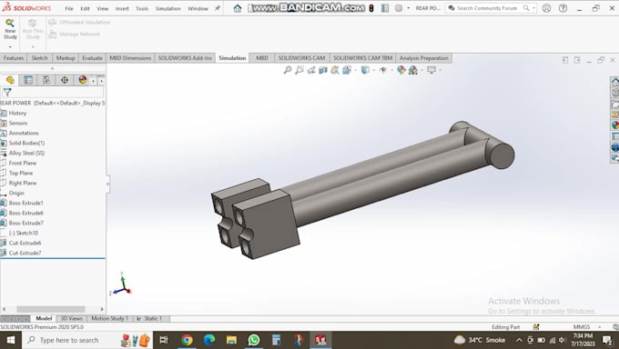 Make cfd and fea analysis with solidworks by Tahawadiyat | Fiverr