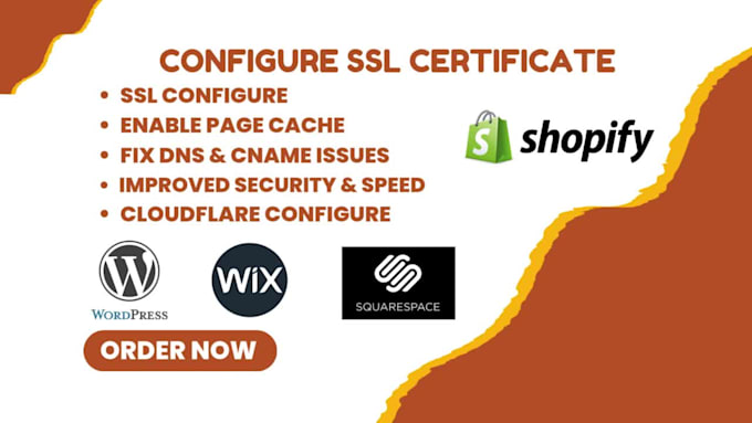 Solve shopify ssl not secure or https problems for your store by Oluwasegupeter | Fiverr