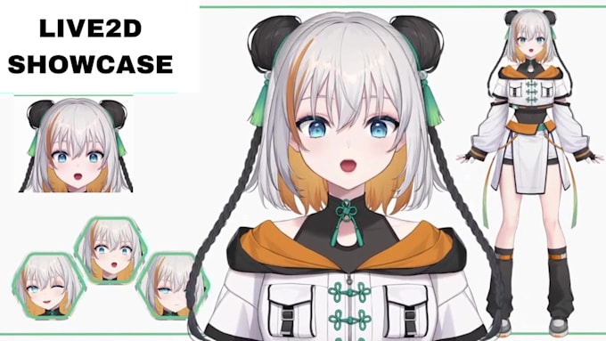 Draw and rig live2d vtuber, anime vtuber design, live2d rigging for ...