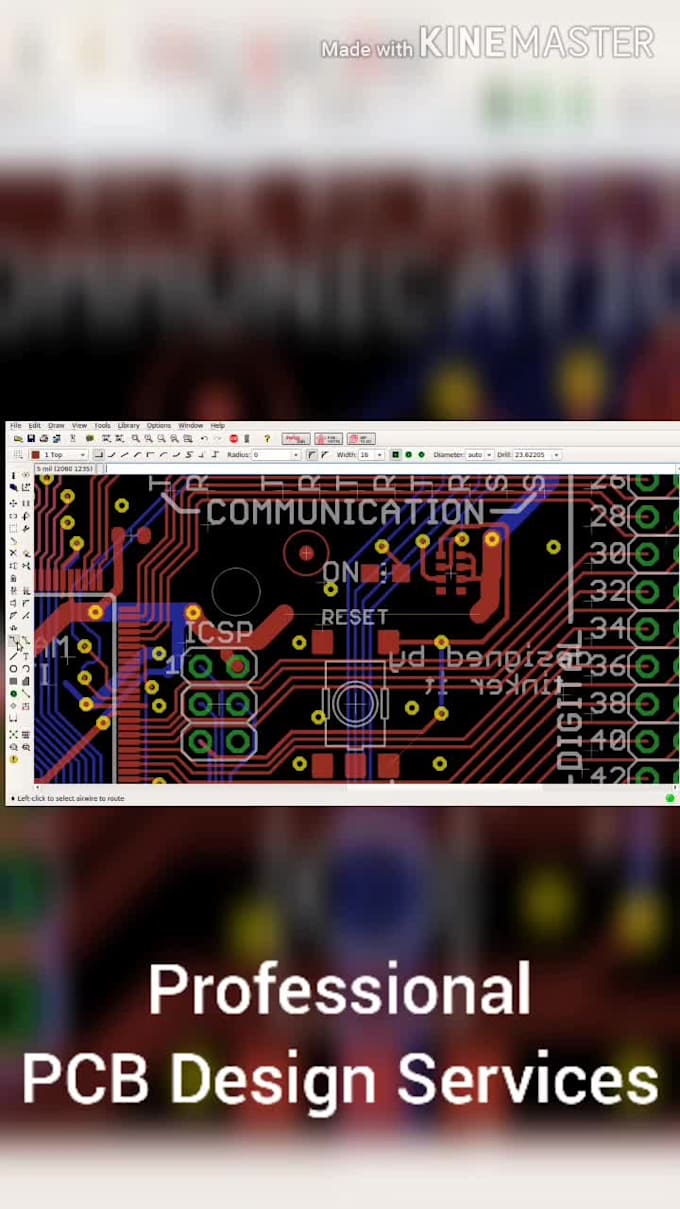 Design your pcb with eagle pcb design software by Chithradevi_ld | Fiverr