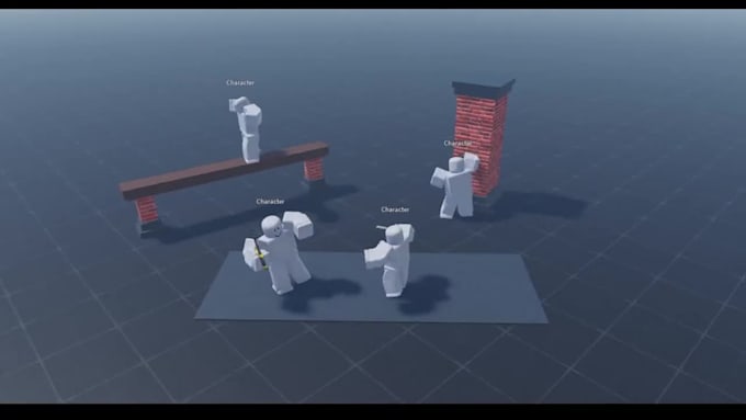 Animate a professional monster models,r15, r6 support roblox ,combat ...