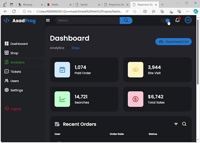 Be your front end developer delivering high quality and responsive web design by Its_asadullah ...