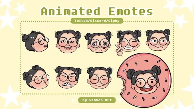 Animate your emotes in gif for twitch, discord and stream