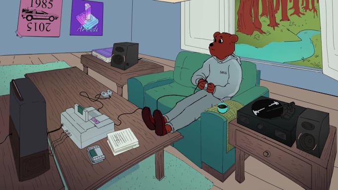 Do an original and creative lofi animated art for you by Jacobfaria ...