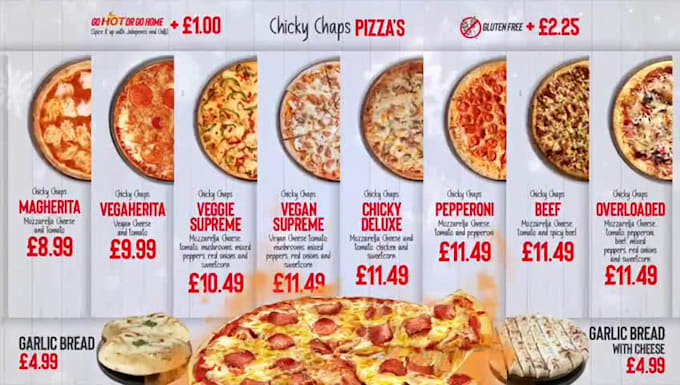 Create amazing animated food menu display for restaurant by Masif0217 ...