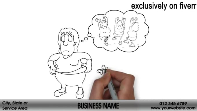 Create a personal trainer whiteboard video animation by Topvideobox ...