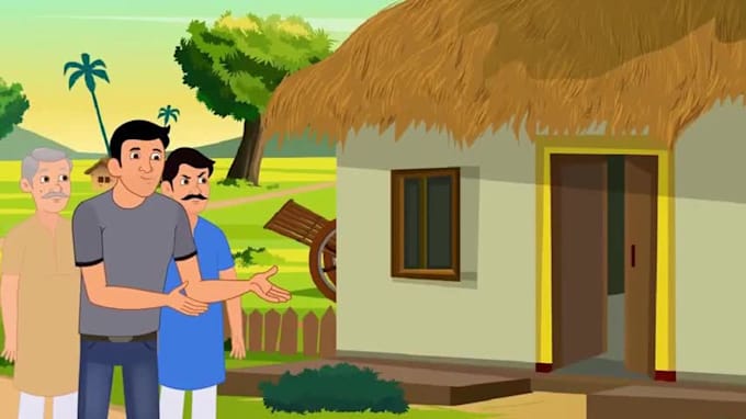 Do 2d music video, meme art, 2d cartoon animation, short fighting ...