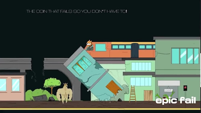 Do 2d meme coin, 2d meme coin animation, 2d crypto meme token animation ...