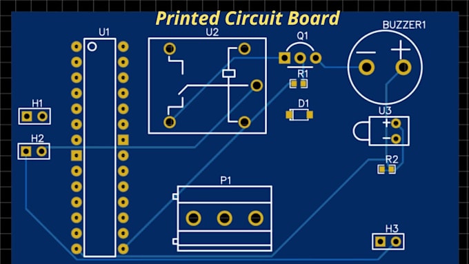 Do pcb design schematic 2d and 3d views by Ovemunno_007 | Fiverr
