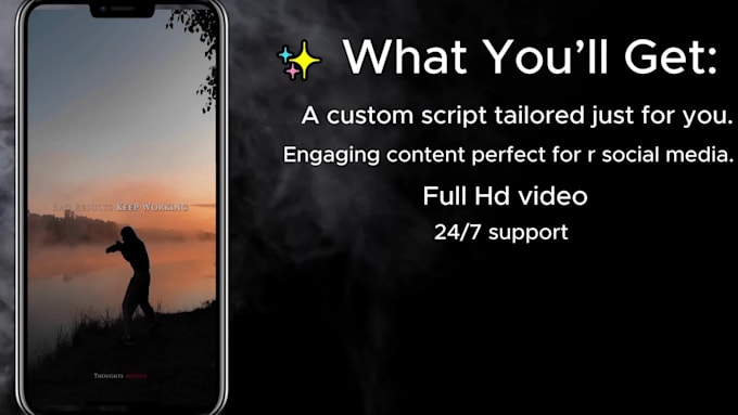 Create complete automated channel viral 2024 motivational tik tok video by Stevenshills | Fiverr