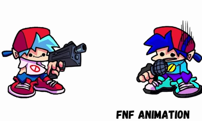 Draw friday night funkin character fnf sprite sheet animation fnf logo ...