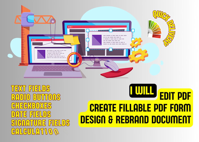 Design or create fillable pdf forms by Dezignxpress | Fiverr