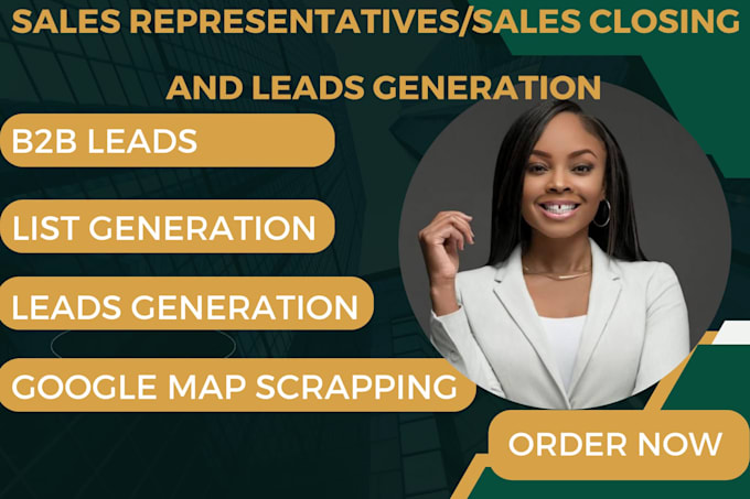 Be your sales closer, targeted leads generation, sales rep, cold calling by Dannyb0818 | Fiverr