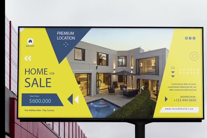 Design modern billboard, event banner, and outdoor banners by Laraib ...