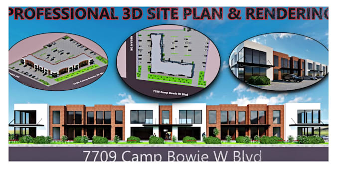 Draw 3d and 2d site plan for real estate development by Tayyabsansi ...