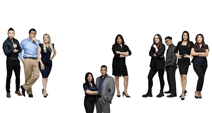 Do premium team photo and group photo editing in photoshop by ...