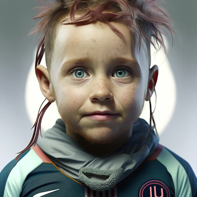 Make your toddler version illustration by midjourney ai by E ...