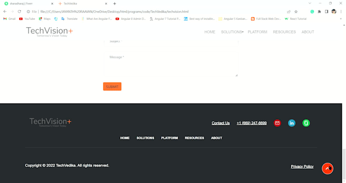 Design Html Css Bootstrap And Javascript Websites By Sharadharaj