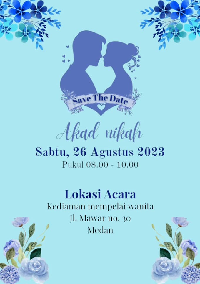 Design an aesthetic wedding invitation video by Nurannisas99 | Fiverr