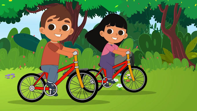 Do creative and unique 2d animation for kids and nursery rhymes by ...