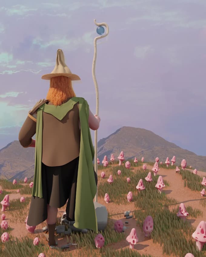 3d modeling for environment and character animation by Lneill | Fiverr