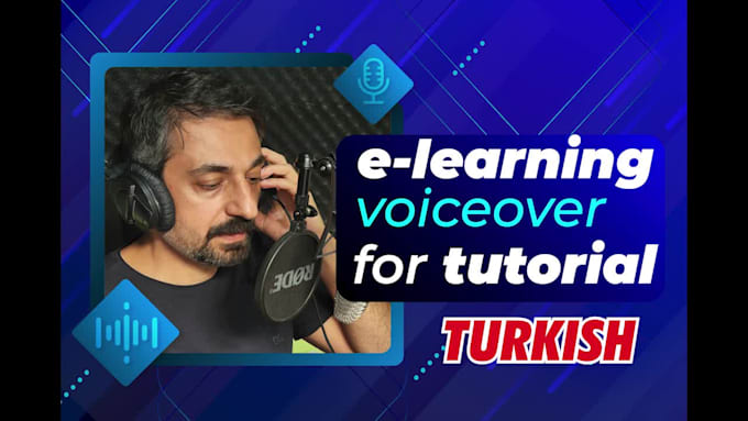 Record a e learning turkish male voice over by Mehmetselli | Fiverr