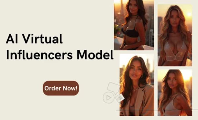 Create realistic ai virtual influencer model, fanvue, ai dancing video, nsfw by Baanusag | Fiverr