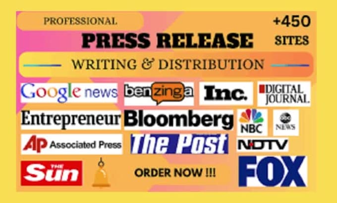 Do professional press release distribution and press release writing by ...
