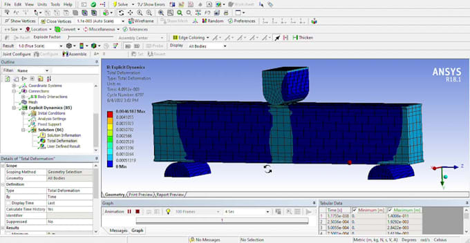 Do explicit dynamic analysis fea using ansys workbench by ...