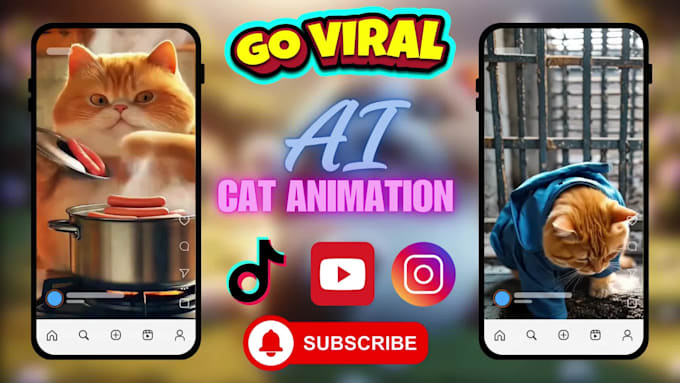 Create stunning ai cat videos ai cat shorts, reels and tiktok by Oppy ...