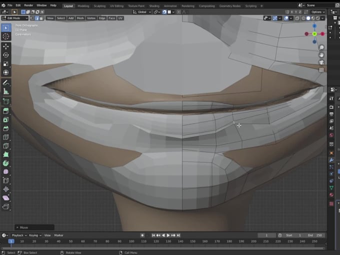 A retopology and unwrap your 3d model by Derkian | Fiverr
