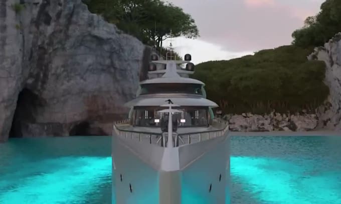 Do vfx cgi 3d ship crash, 3d boat, titanic crash, submarine, 3d yacht ...