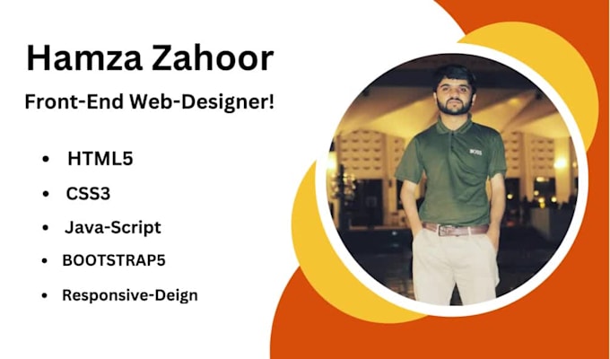Do frontend web design in html, css, bootstrap by Hamzazahoor568 | Fiverr