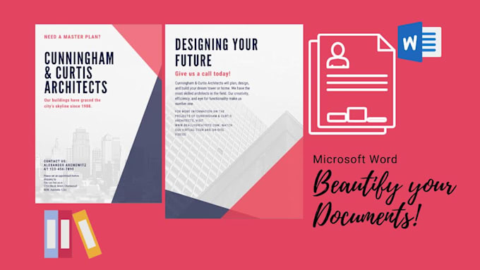 Professionally design and format microsoft word document by ...