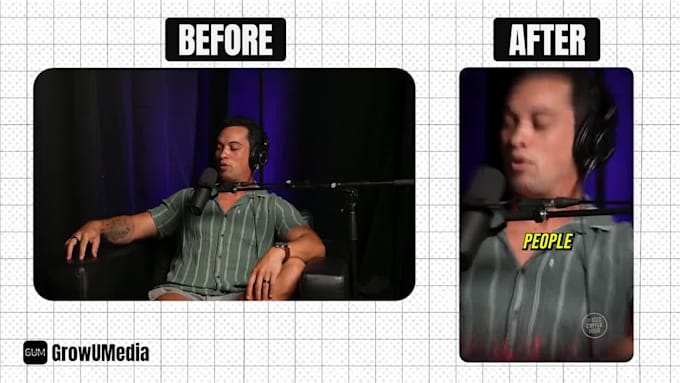 Repurpose podcast into short videos, motion graphics, explainer style by Urshrr | Fiverr