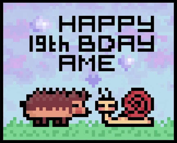 Create a custom pixel art gif by Lillsketches | Fiverr