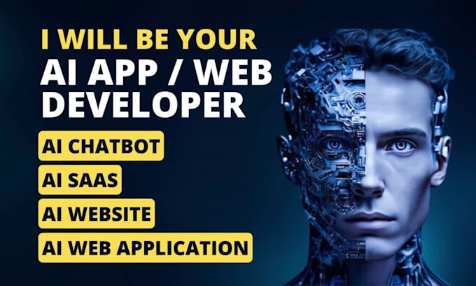 Deploy ai chatbot, ai app, ai website, ai saas, and be your ai app developer by Hanzala_webdev ...