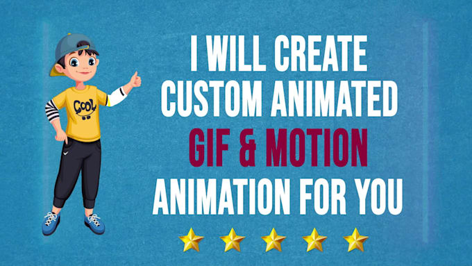 Create custom animated gif and motion animation for you by Designlab001 ...