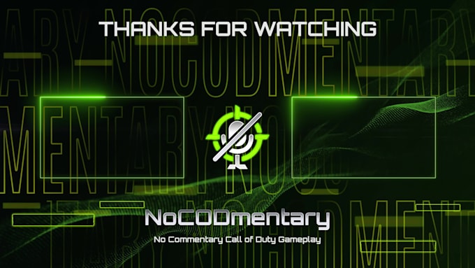 Custom youtube outro end screen or logo stinger for twitch by Jaceverma ...