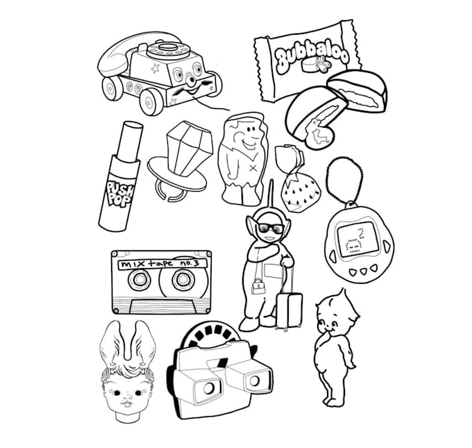 Make a delicate line art tattoo line design by Yeslinarroyo | Fiverr