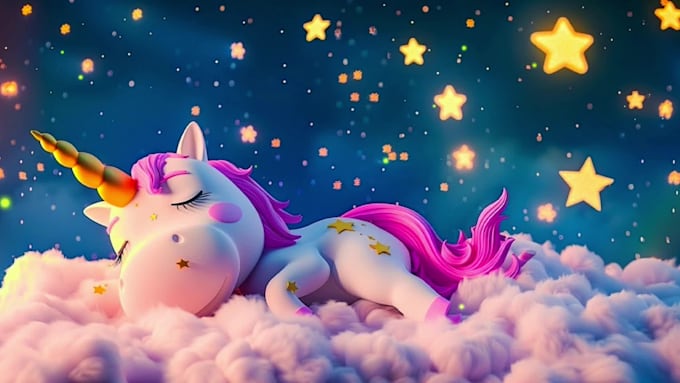 Create lullaby baby sleeping video in 4k quality for youtube by ...