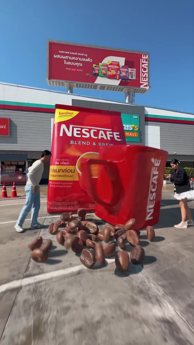 Do 3d ooh billboard animation 3d anamorphic animation 3d cgi animation ...