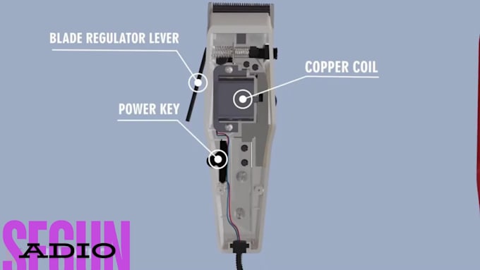 3d clipper animation 3d shaver 3d gadget animation hairclippers ...