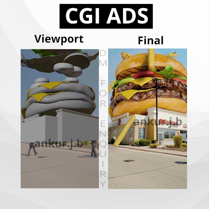 Do realistic 3d cgi ads by Ankurbaruah361 | Fiverr