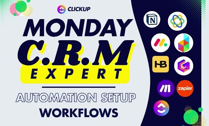 Automate sales process with monday crm workflow crm monday boards for sales crm by Bernoaz ...
